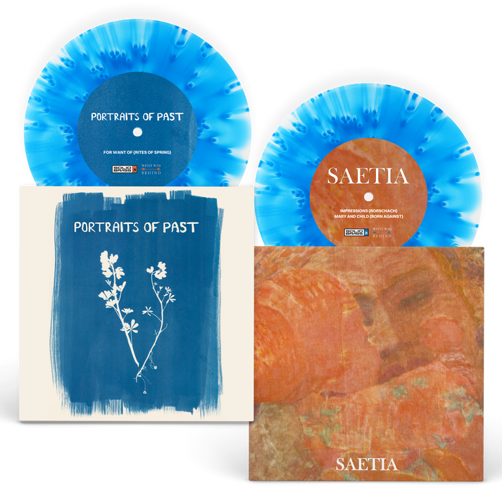 Portraits Of Past / Saetia split 45 (2nd Pressing) – Solid Brass Records